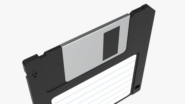 Floppy Disk 03 3D Model in Computer 3DExport