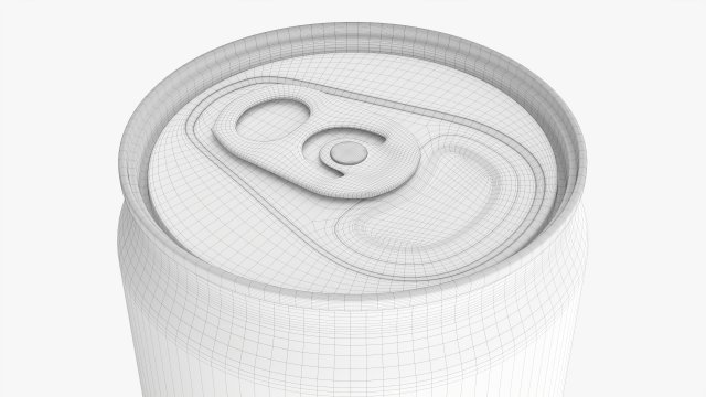 Super Sleek Beverage Can 473 Ml 16 Oz 3D Model in Beverage 3DExport