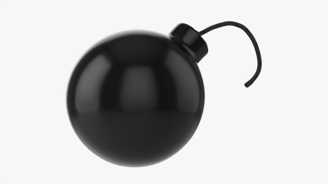 Cartoon Style Bomb 3D Model in Other 3DExport
