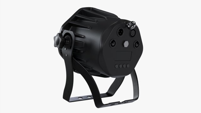Led Outdoor Spotlight 3D Model in Studio and Stage 3DExport