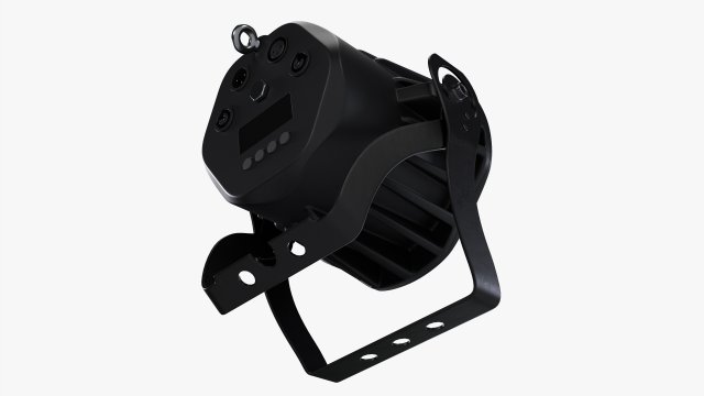 Led Outdoor Spotlight 3D Model in Studio and Stage 3DExport