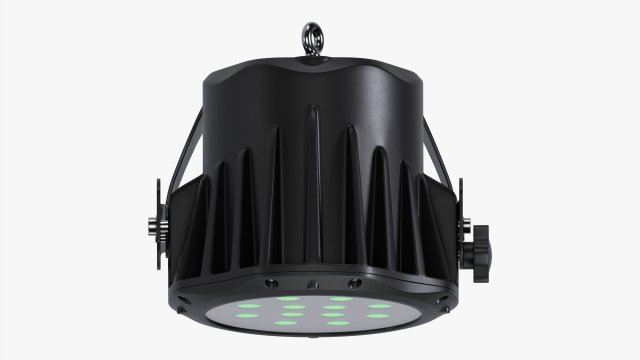 Led Outdoor Spotlight 3D Model in Studio and Stage 3DExport