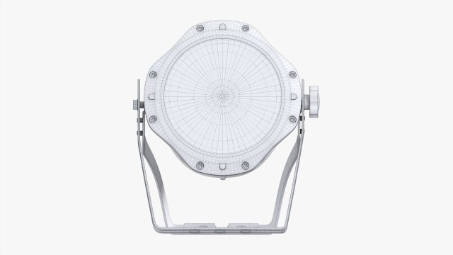 Led Outdoor Spotlight 3D Model in Studio and Stage 3DExport