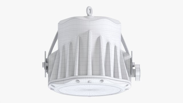 Led Outdoor Spotlight 3D Model in Studio and Stage 3DExport