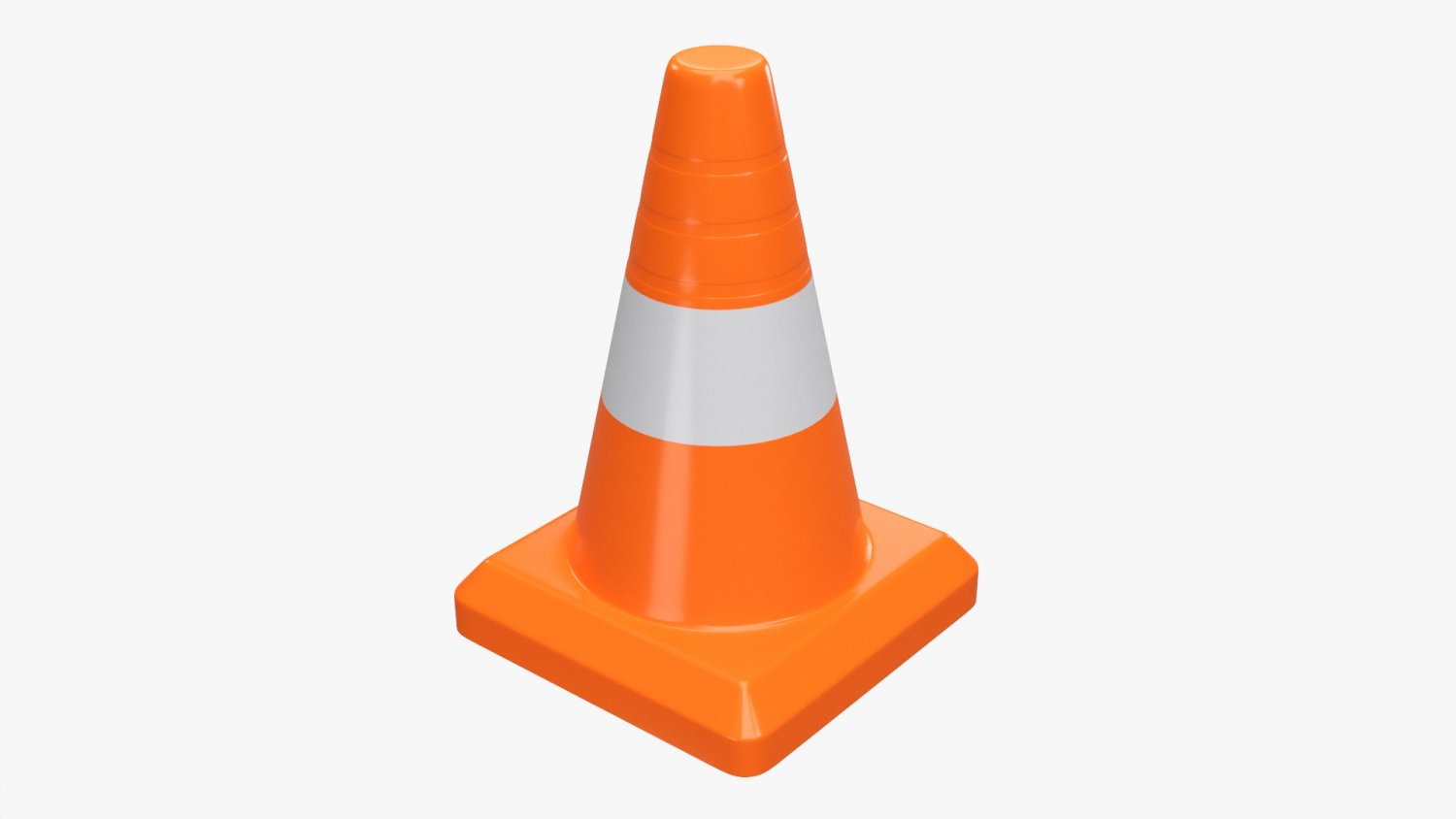Traffic Cone 3D Models in Parts 3DExport