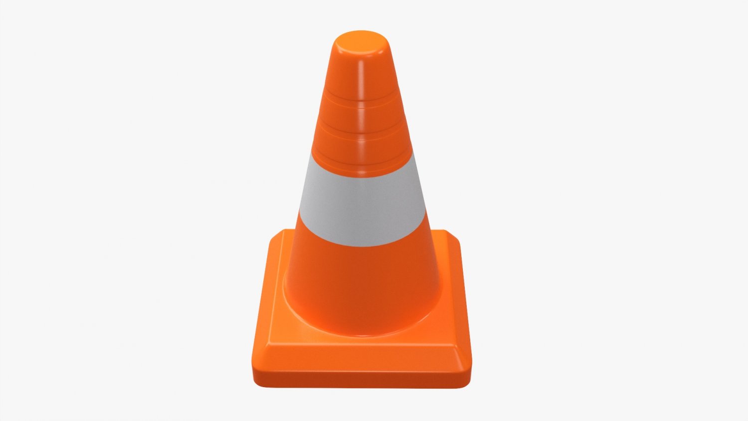 Traffic Cone 3D Models in Parts 3DExport