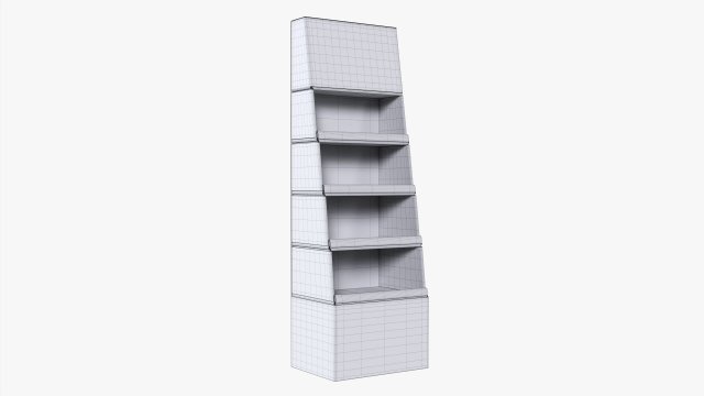 Cardboard Display Stand 3D Model in Other 3DExport