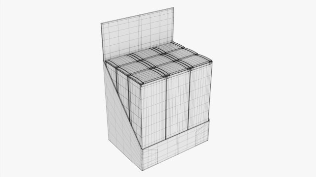 Paper Boxes With Tray Set 3D Model in Other 3DExport