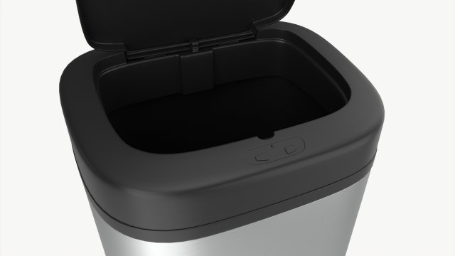 Automatic Sensor Trash Can Open 3D Model in Household Appliances 3DExport
