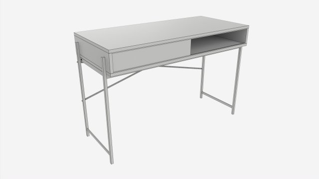Desk Angus 3D Model in Table 3DExport