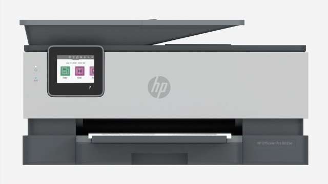 HP OfficeJet Pro 8035e All-in-One Printer 3D Model in Computer 3DExport