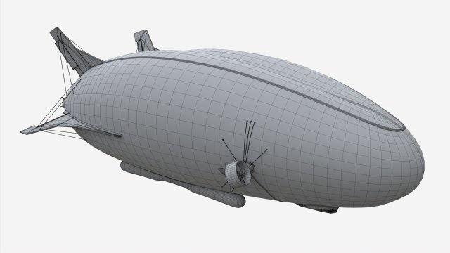 Hybrid Air Vehicle Airlander 3D Model in Other 3DExport