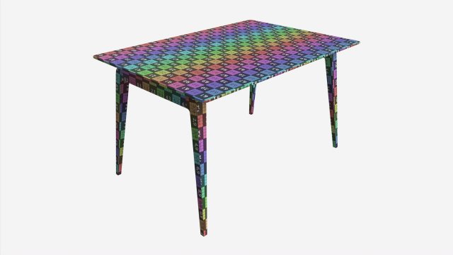 Small Dining Table Ercol Lugo 3D Model in Table 3DExport