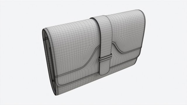 Leather Wallet for Women Red 3D Model in Clothing 3DExport