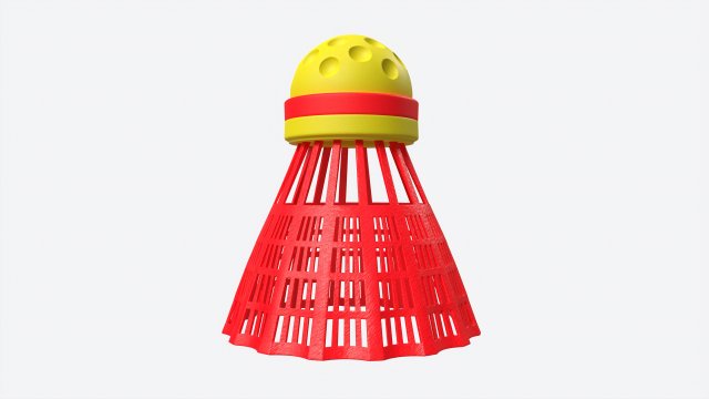 Speedminton Shuttlecock 3D Model in Sports Equipment 3DExport