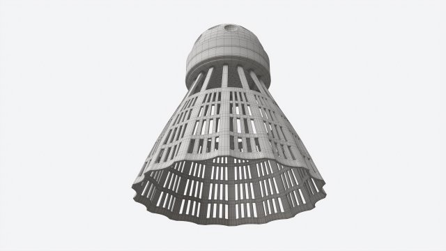 Speedminton Shuttlecock 3D Model in Sports Equipment 3DExport