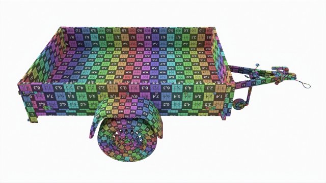 Single axle car trailer with jockey wheel 3D Model in Trailers 3DExport