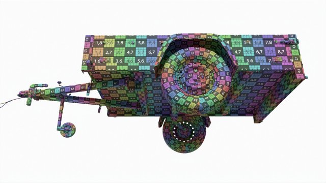 Single axle car trailer with jockey wheel 3D Model in Trailers 3DExport