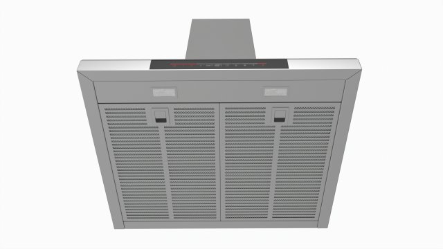 Wall-mounted Cooker Hood 3D Model in Household Appliances 3DExport