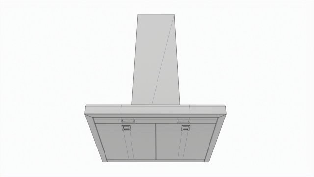 Wall-mounted Cooker Hood 3D Model in Household Appliances 3DExport