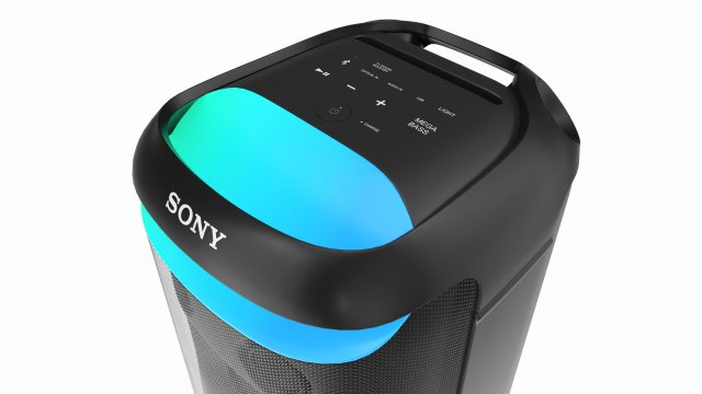 Sony XV800 X-series Wireless Party Speaker 3D Model in Audio 3DExport