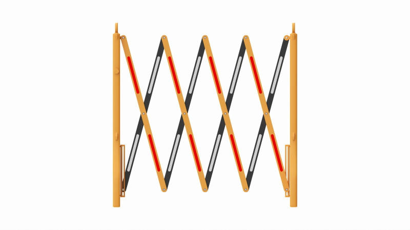 Expandable Safety Barricade 3D Model in Miscellaneous 3DExport