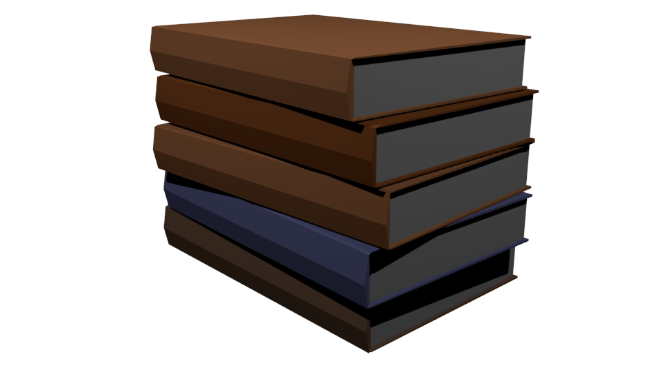 book pile 3D Models in Other 3DExport