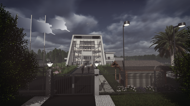 Ing factory by revit 3D Model in Buildings 3DExport