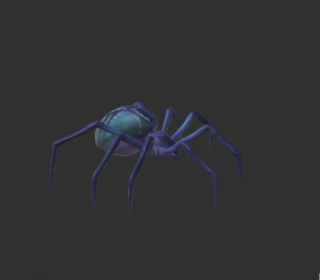 spider package 3D Model in Insects 3DExport