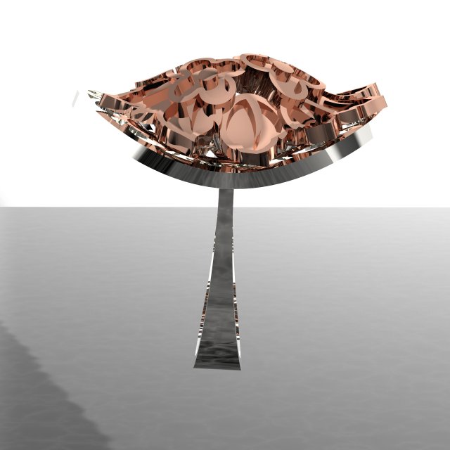 BIG flower assembled RING FILE 3DM AND KEYSHOT FILE 3D Model in ...