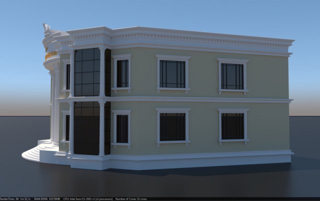 museum building 3D Model in Buildings 3DExport