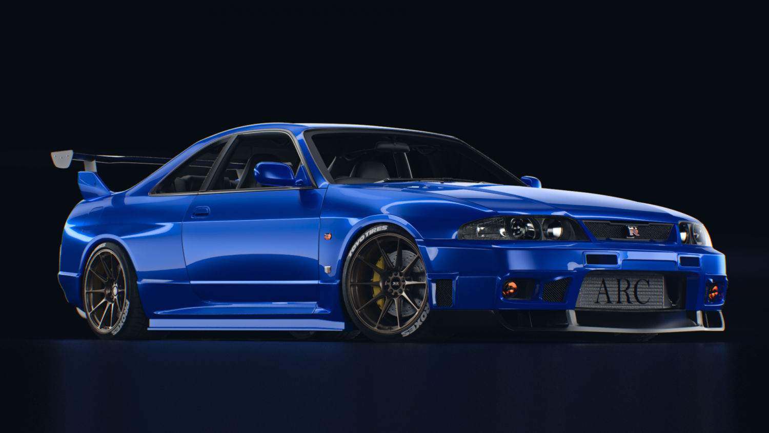 Nissan GT-R R33 3D Model in Sport Cars 3DExport