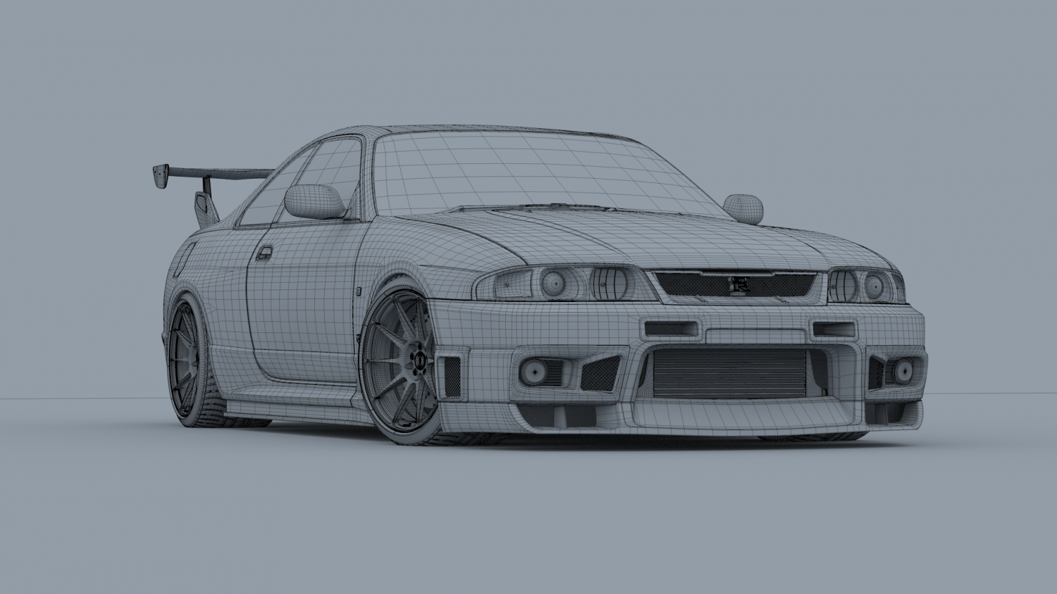 Nissan GT-R R33 3D Model in Sport Cars 3DExport