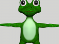green cartoon frog 3D Models in Amphibians 3DExport