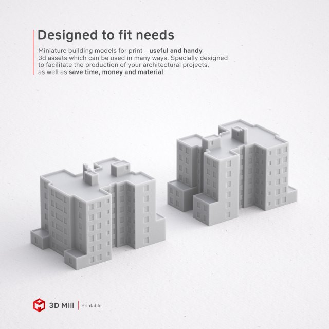 free 3d print miniature building rb-us-ny-010 Free 3D Print Model in ...