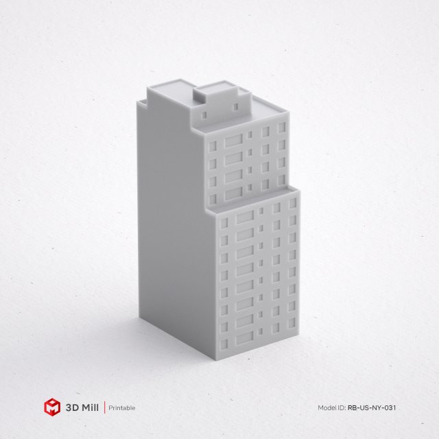 free 3d print miniature building rb-us-ny-031 Free 3D Print Model in ...