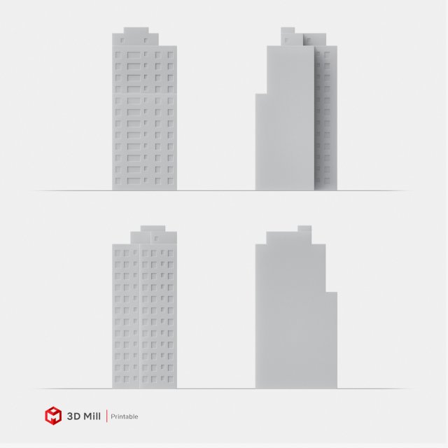 free 3d print miniature building rb-us-ny-031 Free 3D Print Model in ...