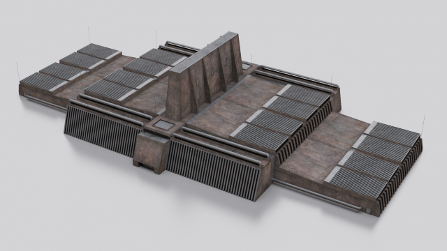 Dune Kitbash 3D Model in Fantasy 3DExport