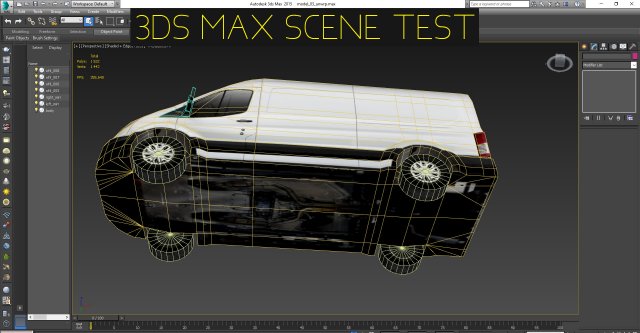 american design panel van low polygon model 3D Model in Truck 3DExport