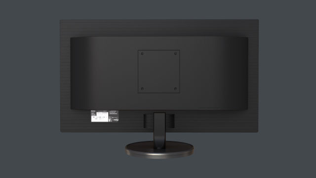 4k texture 3d model lcd monitor 3D Model in Computer 3DExport