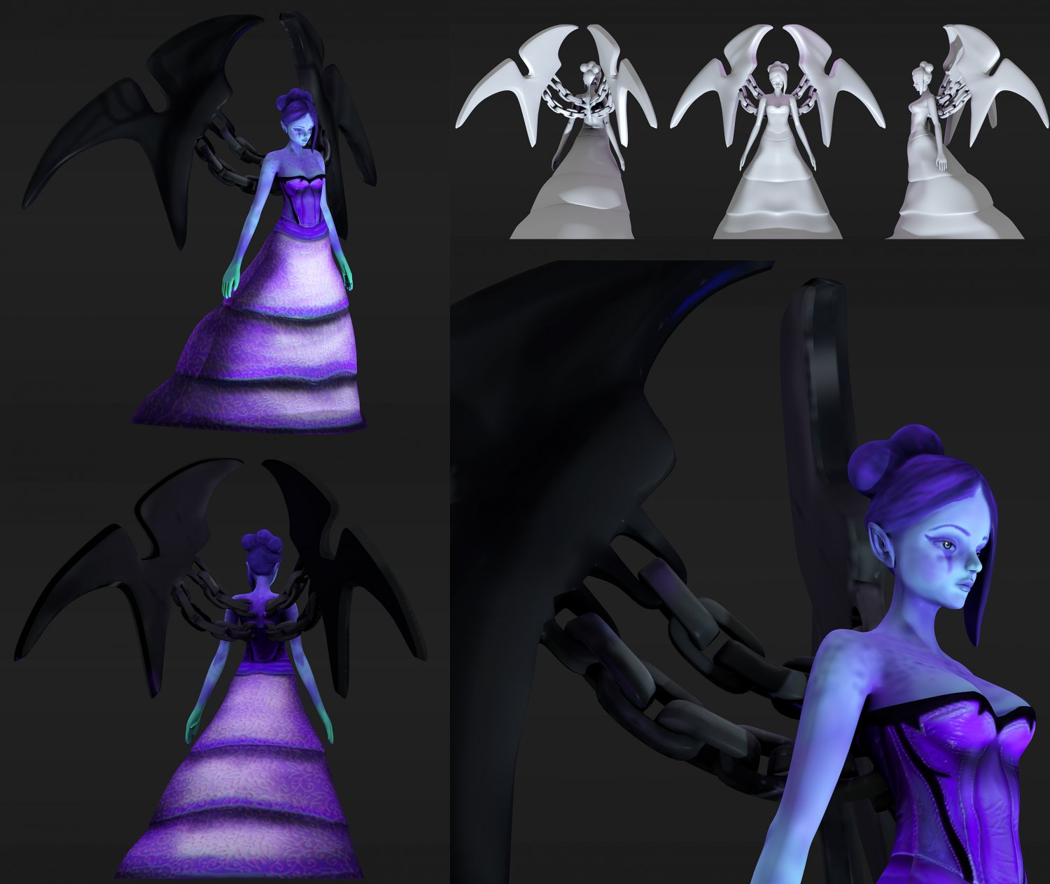 Ghost Bride Morgana Render