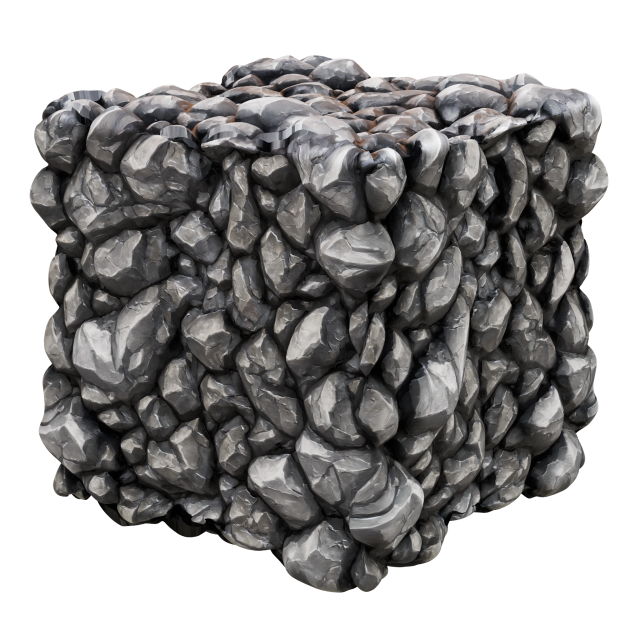 Stylized Silver v2 Seamless Texture CG Textures in Metal 3DExport