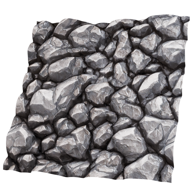 Stylized Silver v2 Seamless Texture CG Textures in Metal 3DExport