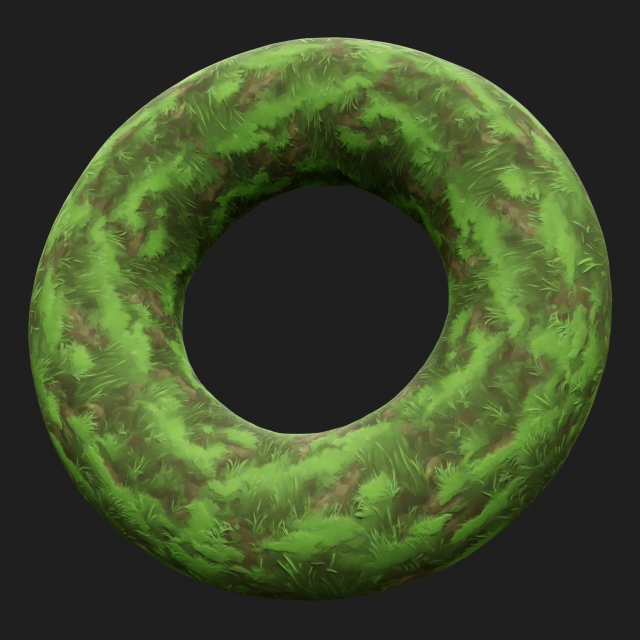 Stylized Grass Seamless Texture CG Textures in Ground 3DExport