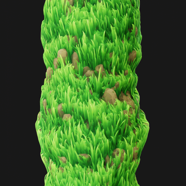 Stylized Grass Seamless Texture CG Textures in Soil 3DExport