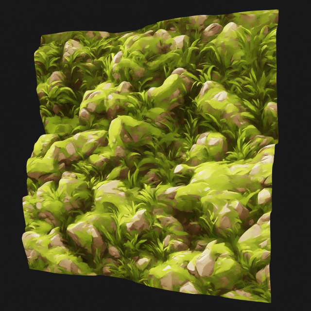 Stylized Ground Seamless Texture CG Textures in Soil 3DExport