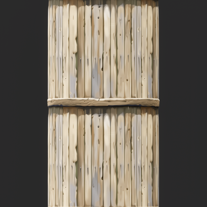 Stylized Wood Fence Seamless Texture CG Textures in Wood 3DExport