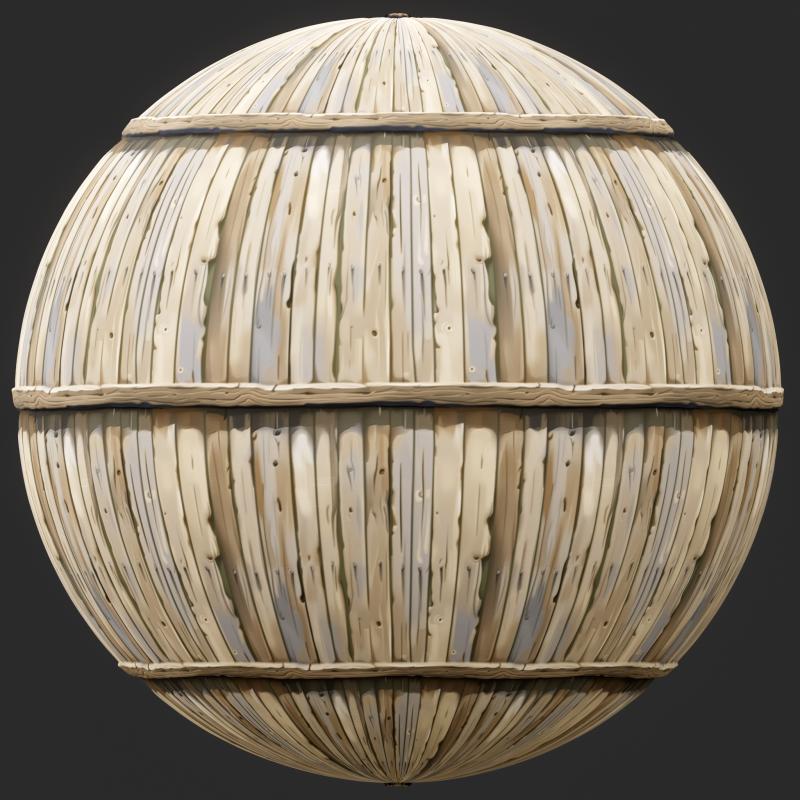 Stylized Wood Fence Seamless Texture CG Textures in Wood 3DExport