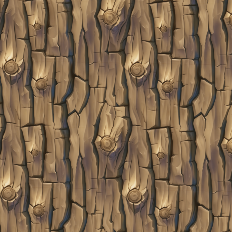 Stylized Bark Seamless Texture CG Textures in Wood 3DExport