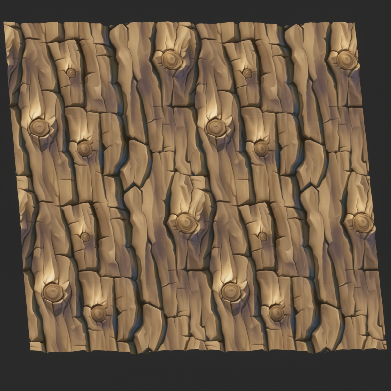Stylized Bark Seamless Texture CG Textures in Wood 3DExport